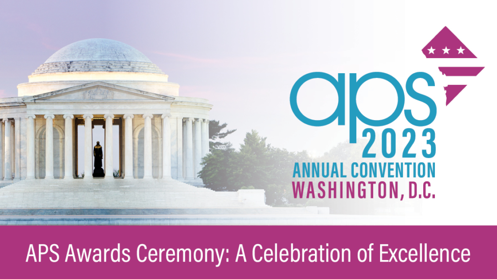2023 APS Annual Convention Videos – Association for Psychological ...