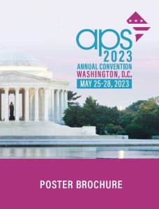 2023 APS Annual Convention – Association for Psychological Science – APS