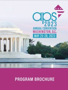 2023 APS Annual Convention – Association for Psychological Science – APS