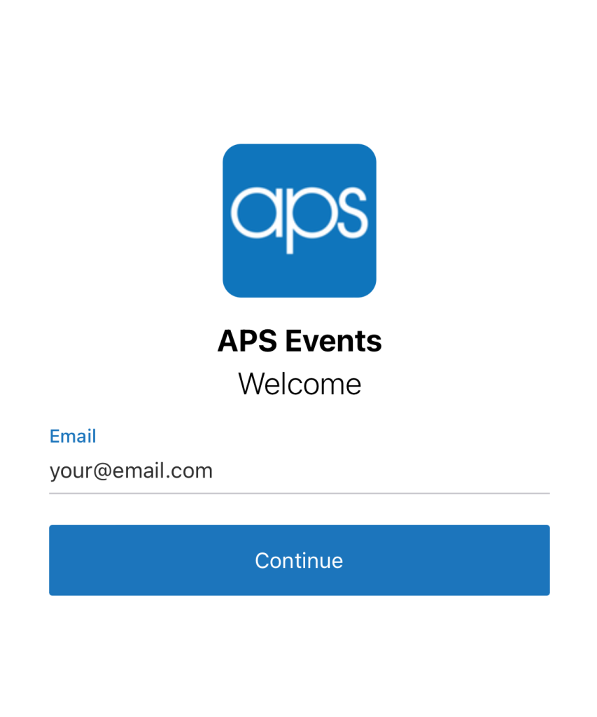 Reset Your APS Event App Password – Association for Psychological Science – APS